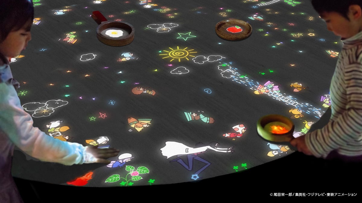 A Table where the Tontatta Tribe Live | teamLab