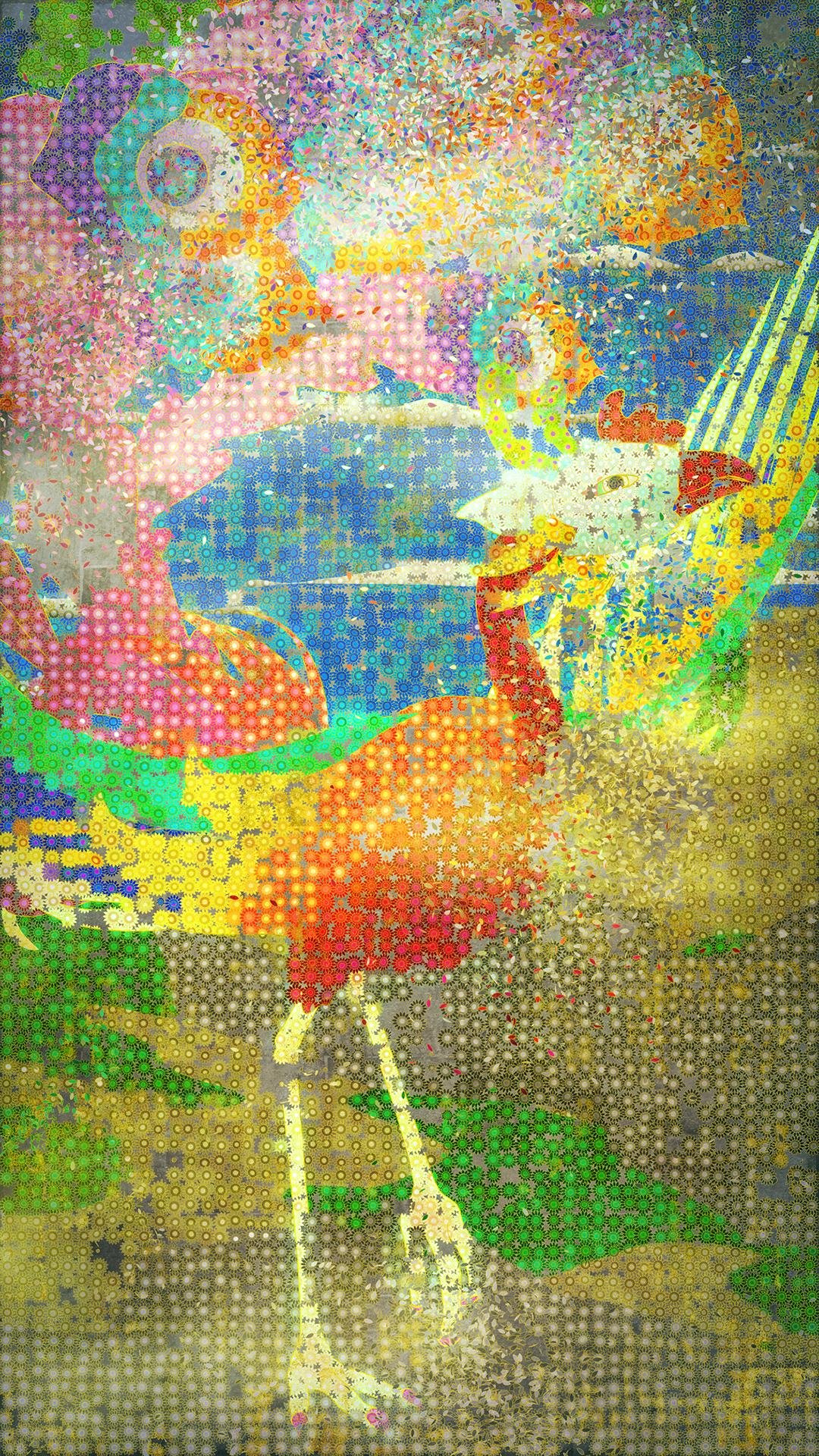 Sunflower Phoenix | teamLab